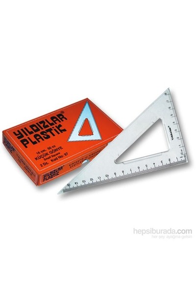 Yıldızlar Kod:097 Küçük 16cm Gönye 60 cc