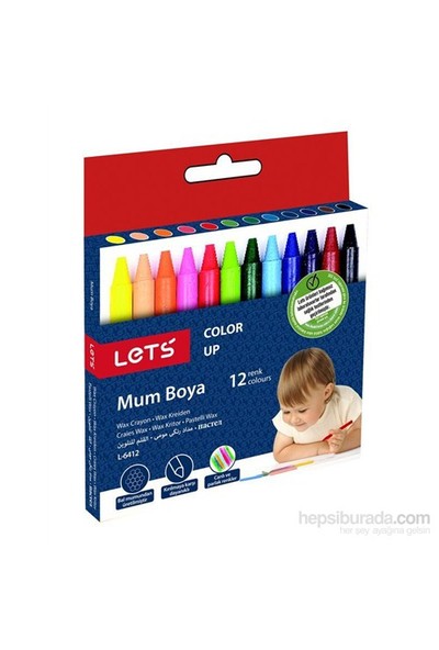 Lets Waxy Mum Boya 12 Renk L-6412 Lets Waxy Mum Boya 12 Renk L-6412