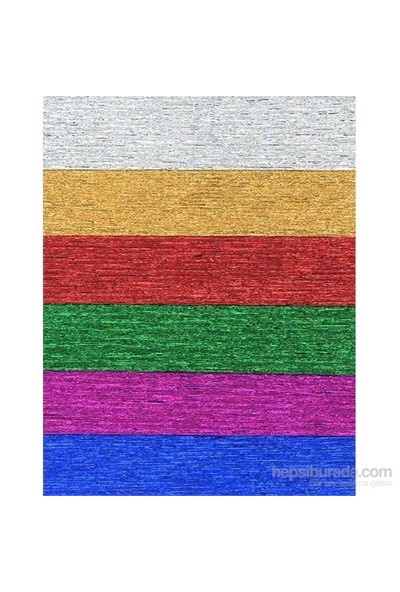 Lets Krapon Kağıdı 6 Renk Metalik - 10'Lu Karışık Paket Fkk-30 Lets Krapon Kağıdı 6 Renk Metalik - 10'Lu Karışık Paket Fkk-30