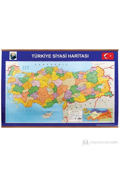 Panda 403 70X100 Türkiye Siyasi + Fiziki Çıtalı Harita Panda 403 70X100 Türkiye Siyasi + Fiziki Çıtalı Harita