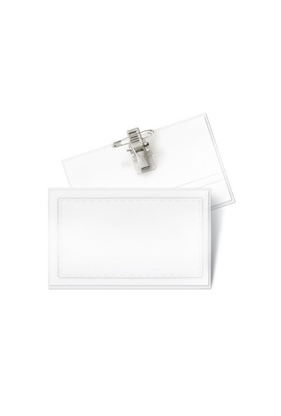 Mas 3518 Klipsli Yaka Kokart -54X86-Yatay-Şeffaf- 50 Li, Mas 3518 Klipsli Yaka Kokart -54X86-Yatay-Şeffaf- 50 Li,