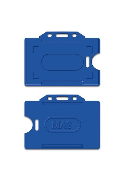 Mas 3520 Plastik Kart Muhafaza - Yatay-54X86-Lacivert 50 Li,