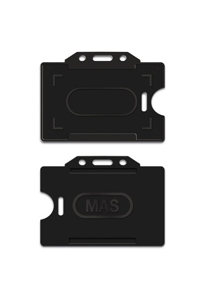 Mas 3520 Plastik Kart Muhafaza - Yatay-54X86-Siyah 50 Li, Mas 3520 Plastik Kart Muhafaza - Yatay-54X86-Siyah 50 Li,