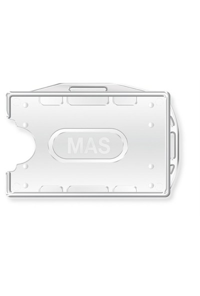 Mas 3524 Plastik Kart Muhafaza- Çift Yüz-54X86-Seffaf25 Li, Mas 3524 Plastik Kart Muhafaza- Çift Yüz-54X86-Seffaf25 Li,