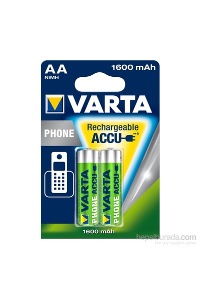 Varta Phone Power Accu Aa / Hr6 1600Mah Bls 2 58399201402