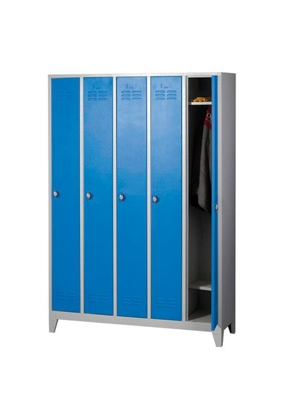 SCA-5 Beşli Soyunma Dolabı - 125x40x185 cm