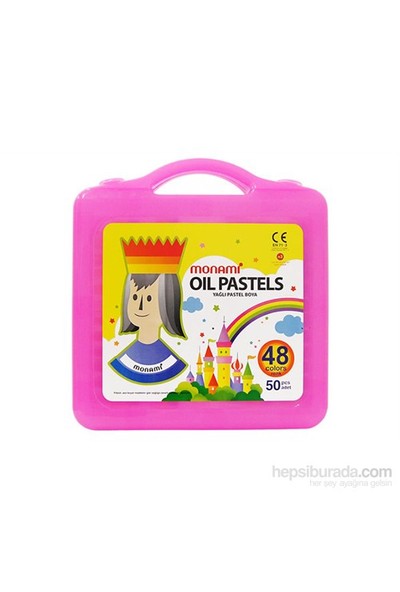 Monami 48 Renk Pastel Boya - Pembe Kutu