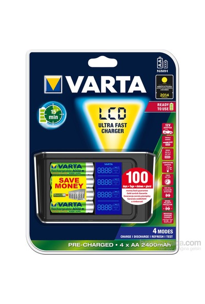 Varta Lcd 15 Min. Charger 57675101441