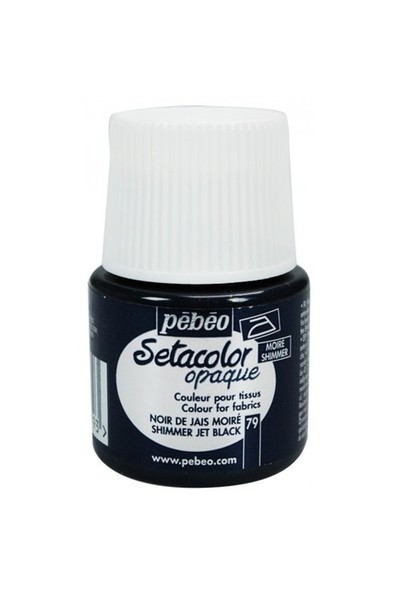 Pebeo Setacolor Opak Kumaş Boyası 45 Ml Noir De Jais Pebeo Setacolor Opak Kumaş Boyası 45 Ml Noir De Jais