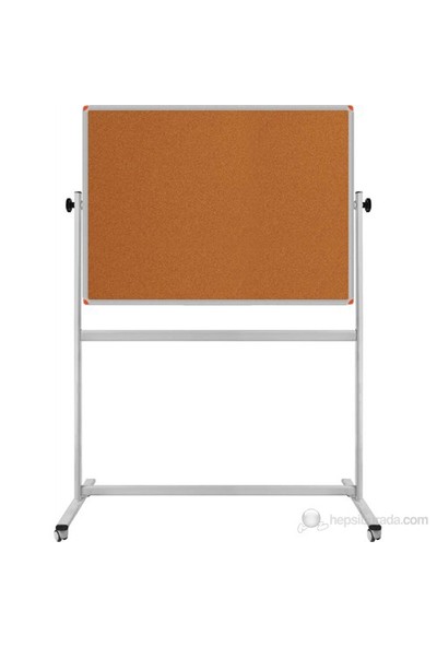 Panda 176 90X120 Çift Taraflı Mobil Mantar Pano