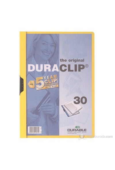 Durable Duraclip 30 Sayfa Kapasiteli Sıkıştırmalı Dosya (2200) Durable Duraclip 30 Sayfa Kapasiteli Sıkıştırmalı Dosya (2200)