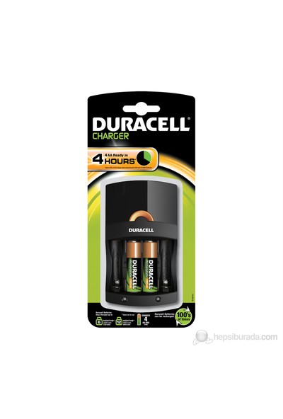 Duracell CEF 14 Pil Şarj Aleti + Şarj Edilebilir AA Kalem Pil 1300 mAh 2'li Paket