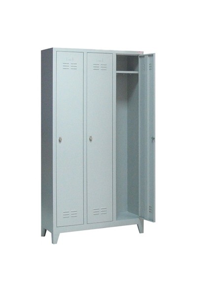 Jessan Ofis 3'lü Eko Soyunma Dolabı - 97x37x185 Cm (Küçük Ölçü)