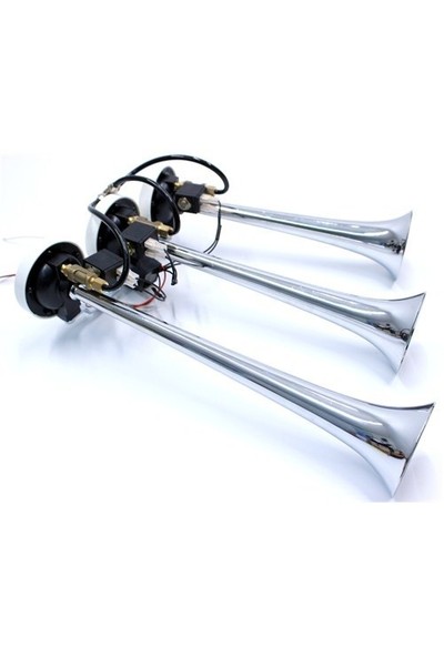 Schwer Exclusive Arap Kornası 3 Borulu Havalı Elektrikli Korna 12 Volt