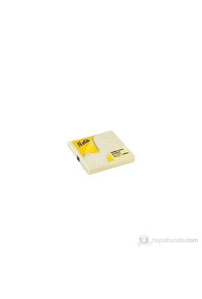 Notix Pastel Sarı 100 Yaprak 75x75 Yapışkanlı Not Kağıdı Notix Pastel Sarı 100 Yaprak 75x75 Yapışkanlı Not Kağıdı