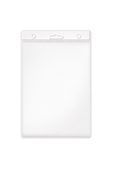 Mas 3512 Plastik Kart Poşeti - Dikey-54X86-Şeffaf Başlık 100 Lü