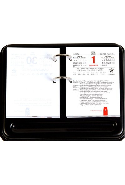 Yıldızlı Blok Masa Takvimi