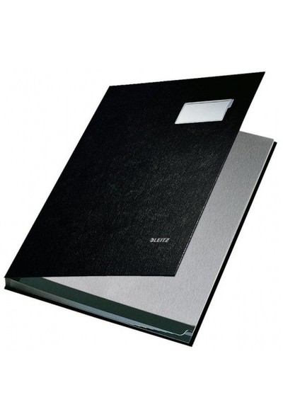 Leitz İmza Dosyası Pp 10 Bölmeli Siyah 57010095