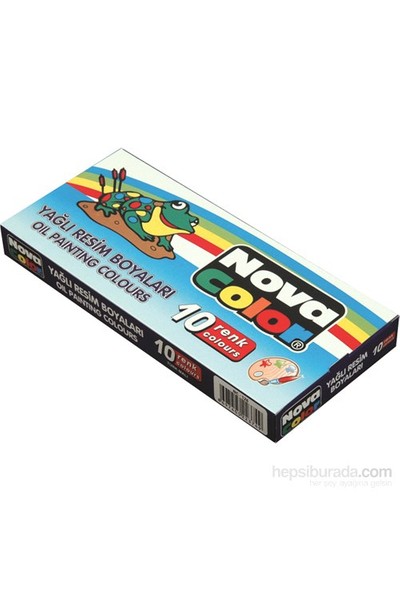 Nova Color Nc-126 Yağlı Boya 10 Renk Tüp Nova Color Nc-126 Yağlı Boya 10 Renk Tüp