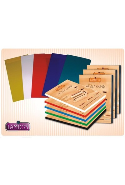 Lamiess A4 Pvc 160 Mic. Opak Cilt Kapağı 100'lü Pk. (153 02 0056)