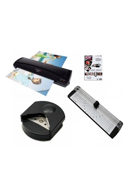 Olympia A330s Laminasyon Makinesi 4’ü 1 Arada Set