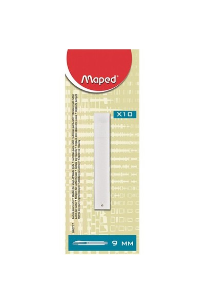Maped Maket Bıçağı Yedeği 9mm 10'lu Maped Maket Bıçağı Yedeği 9mm 10'lu