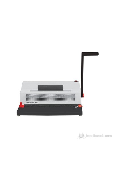 Mapicoil 260 Helezon Ciltleme Makinesi(15/500 Yaprak) Mapicoil 260 Helezon Ciltleme Makinesi(15/500 Yaprak)