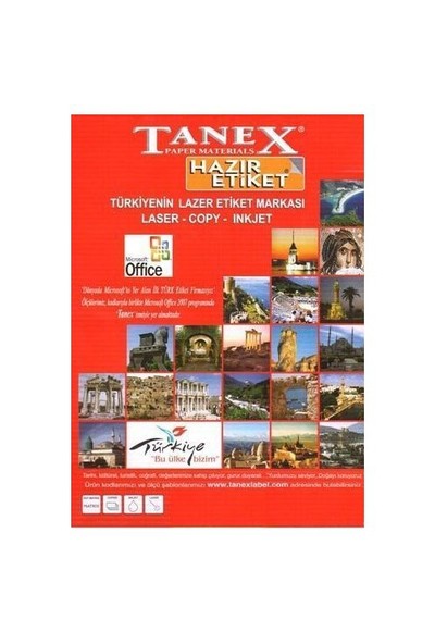 Tanex Tw-2712 Etiket 105 X 42 69Mm