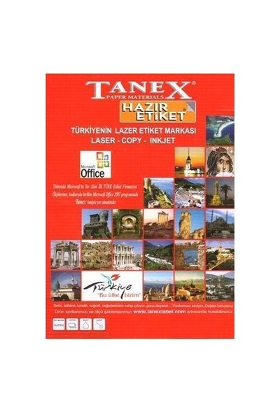 Tanex Tw-2280 Etiket 22 X 12Mm