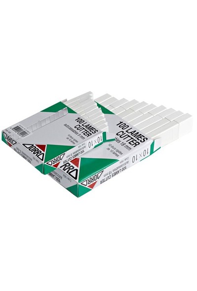 Zorro Maket Bıçağ Yedeği Geniş 10'lu Tüp Zorro Maket Bıçağ Yedeği Geniş 10'lu Tüp