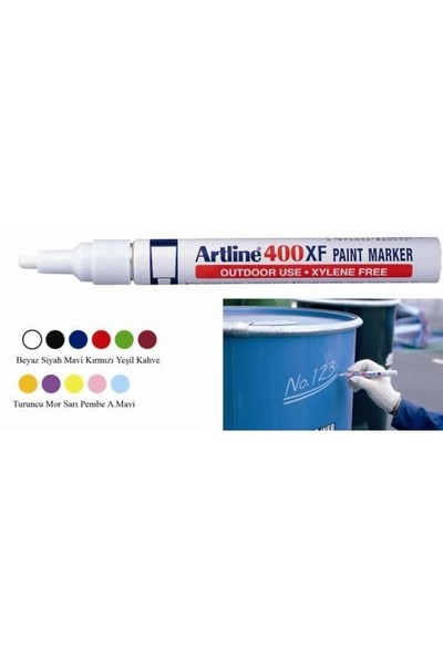 Artline EK400XF Paint Markör Beyaz Artline EK400XF Paint Markör Beyaz