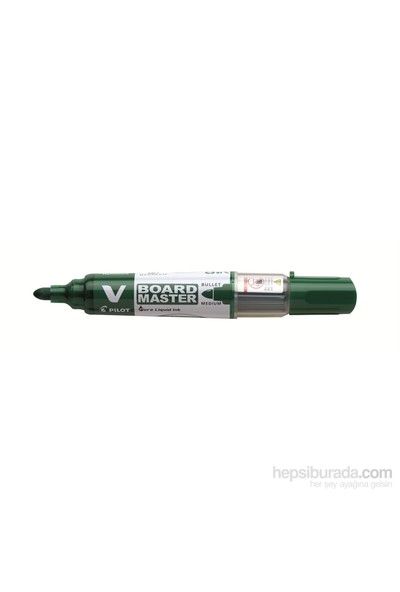 Pilot V-Board Master Yuvarlak Uç Yeşil 10Li