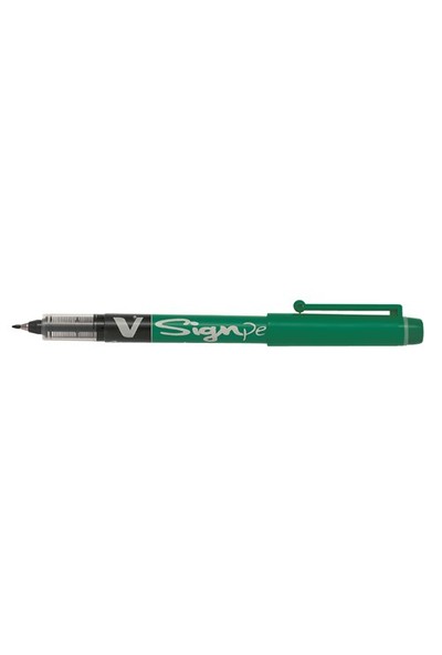 Pilot V-Signpen Yeşil