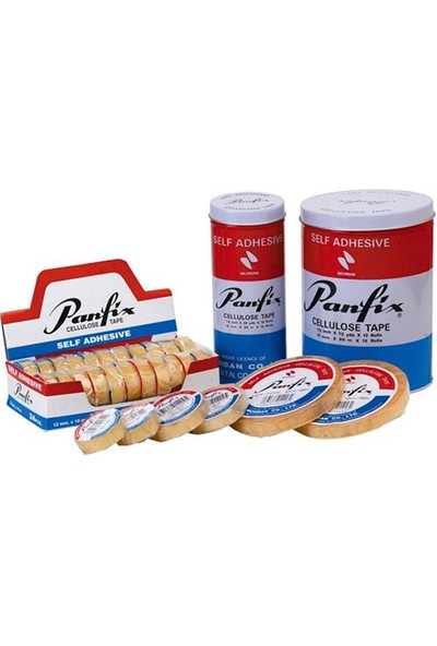Panfix 19x66 Mt İnce Şeffaf Bant(Tekli) Panfix 19x66 Mt İnce Şeffaf Bant(Tekli)