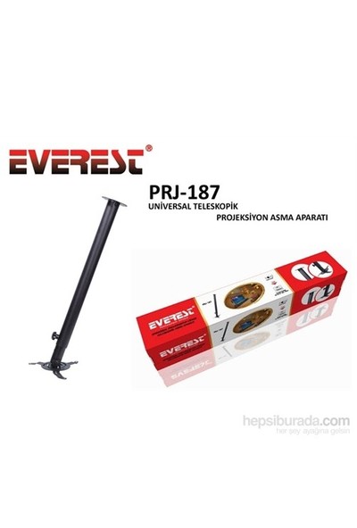 Everest Prj-187 Teleskopik 40X63-102Cm Projeksiyon Askı Aparatı Everest Prj-187 Teleskopik 40X63-102Cm Projeksiyon Askı Aparatı
