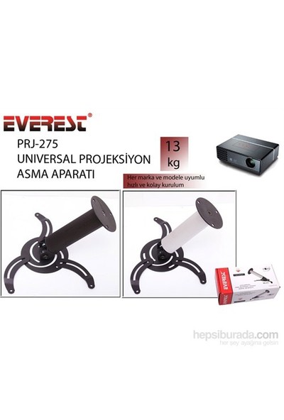 Everest Prj-275 Gri Projeksiyon Askı Aparatı