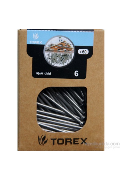 İnşaat Çivisi 6 Mat 60 Adet İnşaat Çivisi 6 Mat 60 Adet