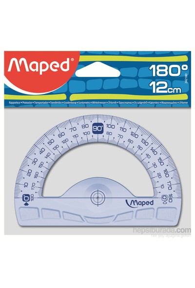 Maped 242180 12 cm Geometrik Açı Ölçer 180°
