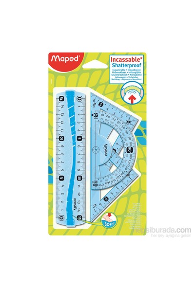 Maped 244069 4'lü Flex Mini Cetvel Seti Maped 244069 4'lü Flex Mini Cetvel Seti