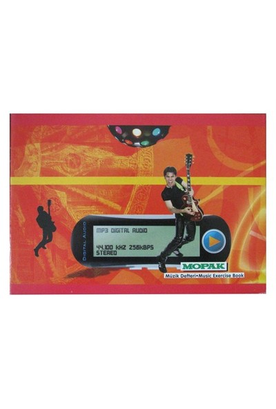 Mopak Müzik Defteri A5 20 Yaprak Küçük Boy