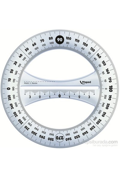 Maped 146360 12 cm Start 360° Açı Ölçer