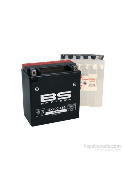 Bs-Battery Btx20ch-Bs (Ytx20ch-Bs) 12V 18Ah 270Cca Agm Bakımsız Motosiklet Aküsü Bs-Battery Btx20ch-Bs (Ytx20ch-Bs) 12V 18Ah 270Cca Agm Bakımsız Motosiklet Aküsü