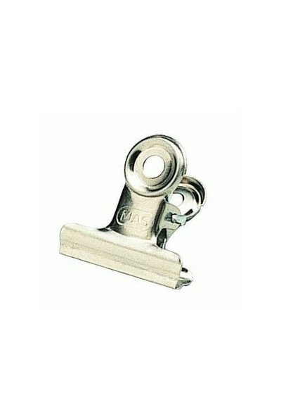 Mas Beyaz Metal Kıskaç (Yaylı) 22 Mm - 2 Düzinelik Kutu Mas Beyaz Metal Kıskaç (Yaylı) 22 Mm - 2 Düzinelik Kutu