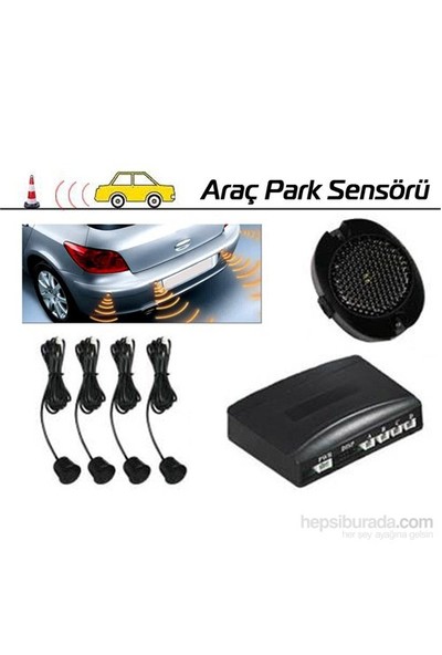 Borup Sesli Uyarılı Park Sensörü (Gri)