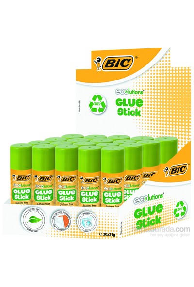 Bic Eco Glue Stick 21 Gr Yapıştırıcı 20'li Kutu Bic Eco Glue Stick 21 Gr Yapıştırıcı 20'li Kutu