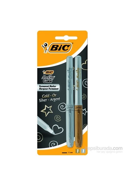 Bic Markıng Kalem Altın-Gümüş 2 Li 900340 Bic Markıng Kalem Altın-Gümüş 2 Li 900340