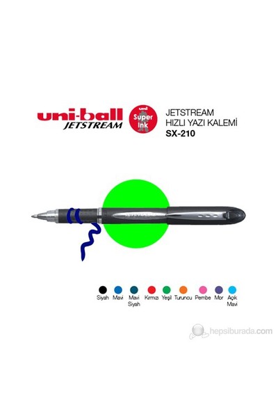 Uni-ball Jetstream Hızlı Yazı Kalemi 1,0 1'li (SX-210) Uni-ball Jetstream Hızlı Yazı Kalemi 1,0 1'li (SX-210)