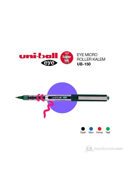 Uni-Ball UB-150 Roller Kalem 0.5 mm Kırmızı Uni-Ball UB-150 Roller Kalem 0.5 mm Kırmızı