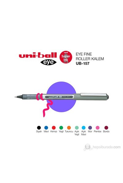 Uni-Ball UB-157 Roller Kalem 0.7 mm Turuncu Uni-Ball UB-157 Roller Kalem 0.7 mm Turuncu