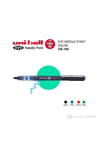 Uni-ball Eye Needle Point Micro İğne Uçlu Roller Kalem (UB-165) Uni-ball Eye Needle Point Micro İğne Uçlu Roller Kalem (UB-165)